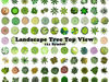 Landscape Tree Plan View 121 Symbol Texture | CGTrader