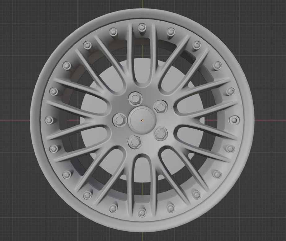 3D model Speedline - 2 Piece Wheels - Game Ready VR / AR / low-poly ...