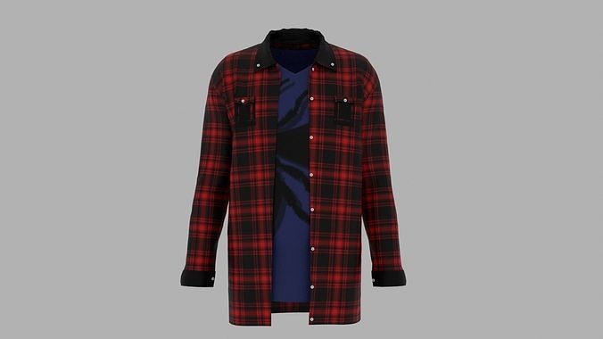 3D model Shirt and T-shirt VR / AR / low-poly | CGTrader