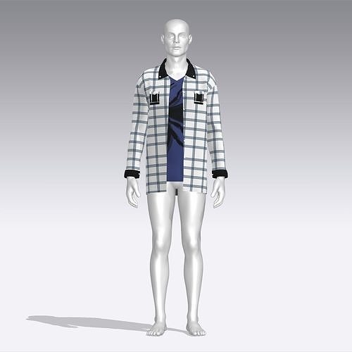 3D model Shirt and T-shirt VR / AR / low-poly | CGTrader