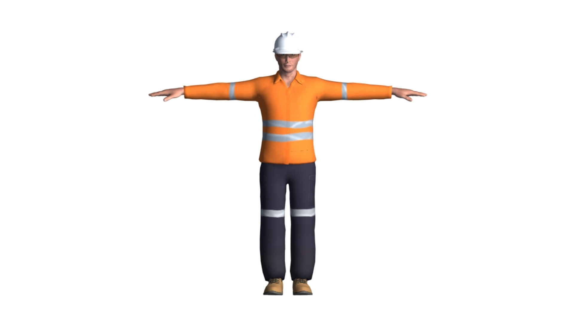 3D model Mining Construction Worker 3D model VR / AR / low-poly | CGTrader