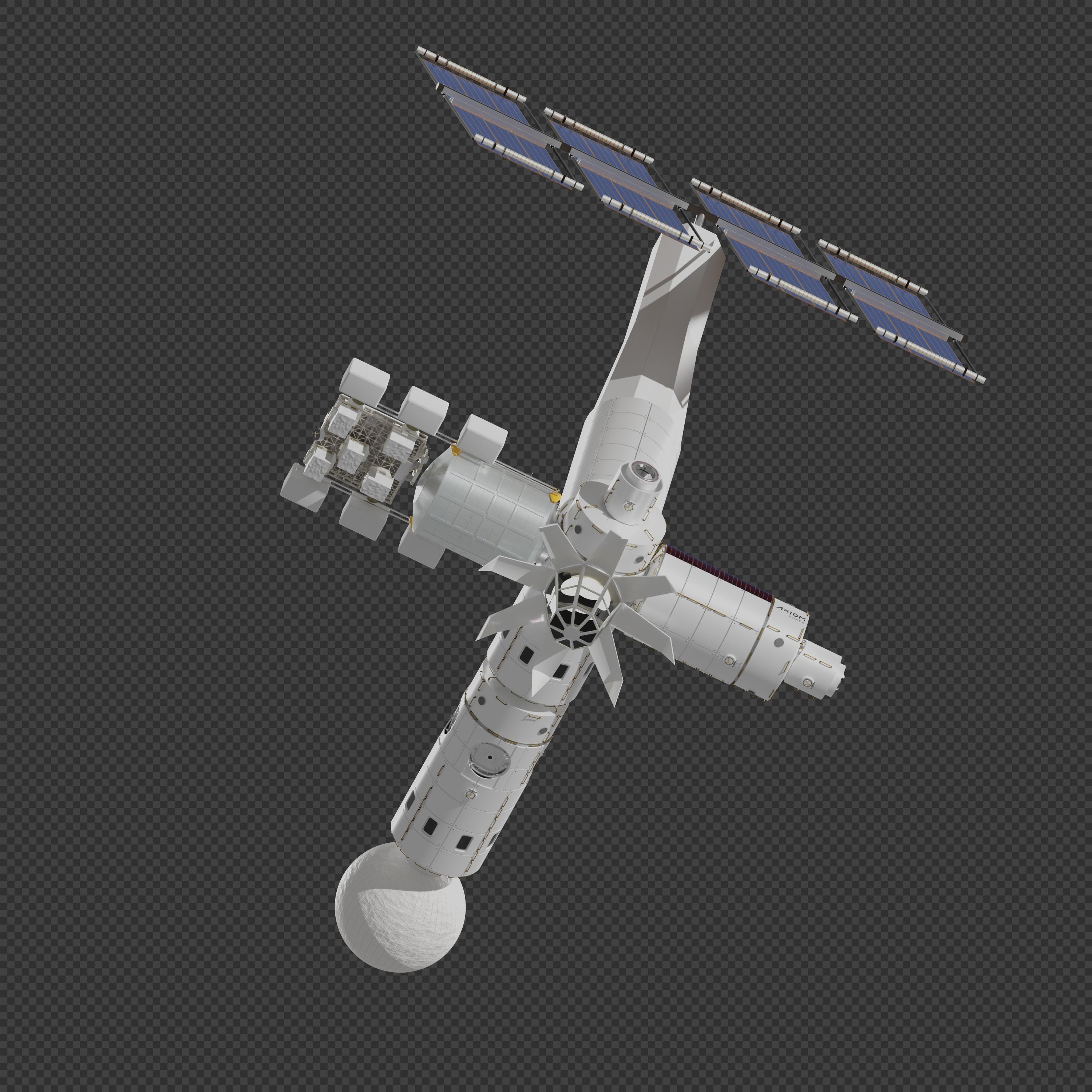 Axiom Space Station 3D model | CGTrader