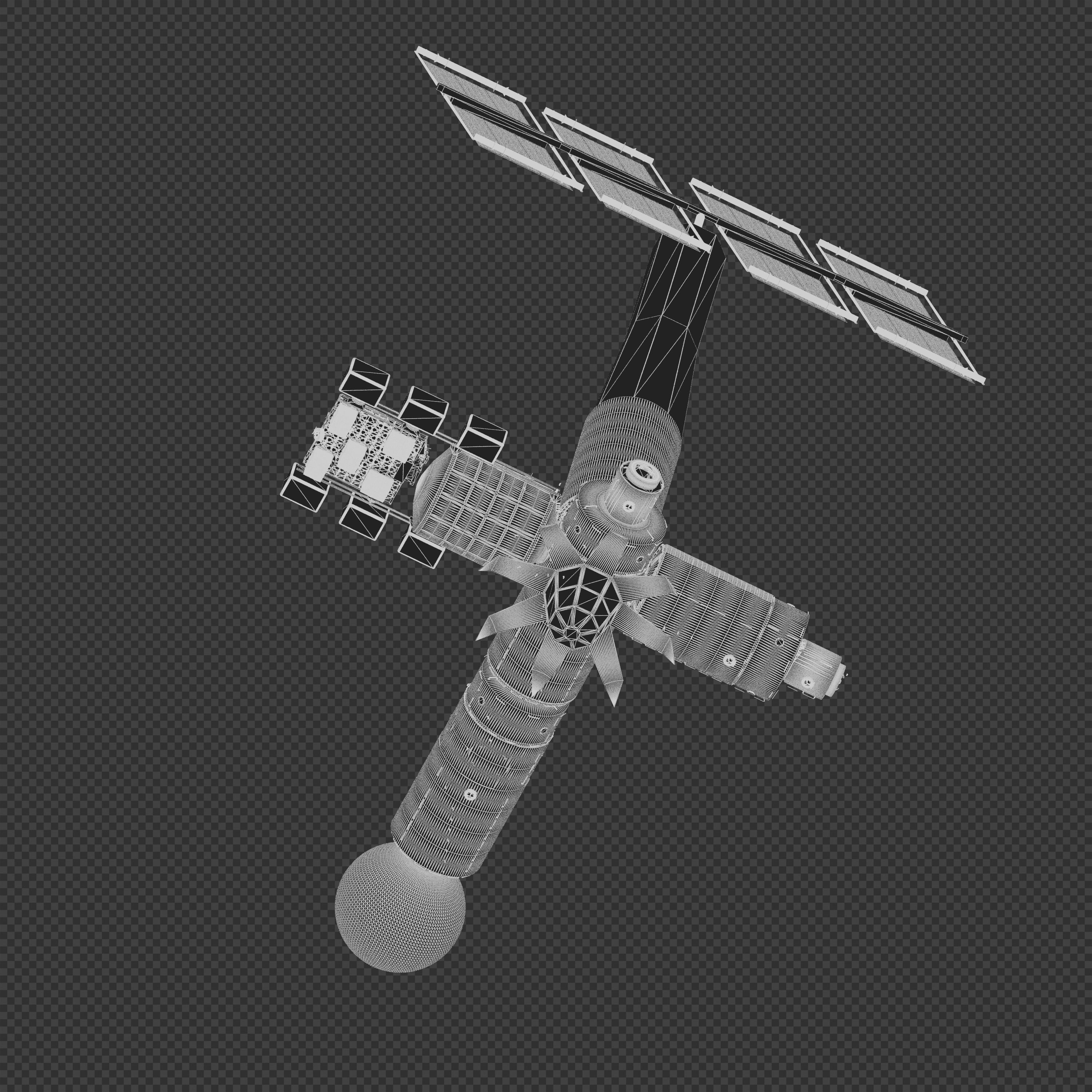 Axiom Space Station 3D model | CGTrader