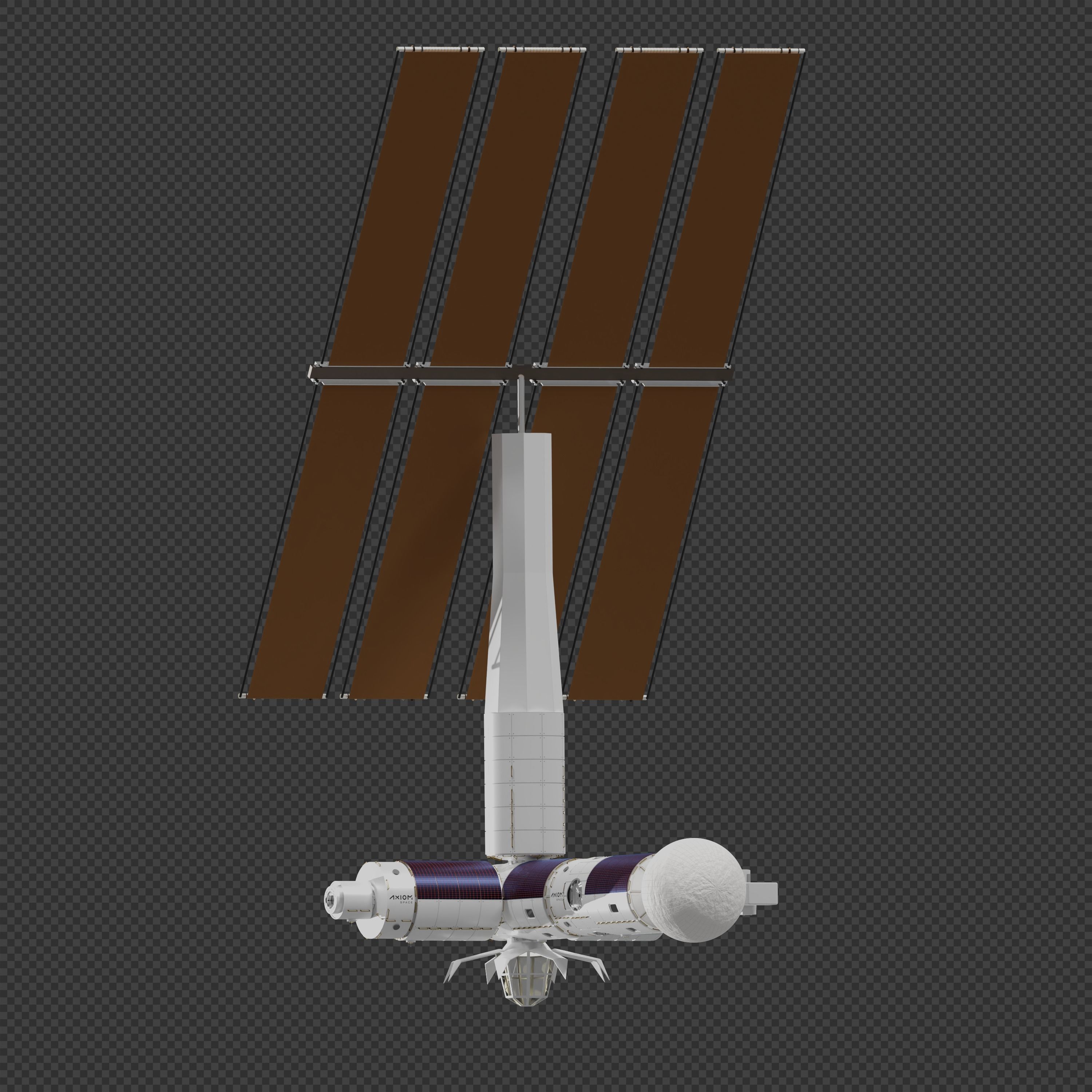 Axiom Space Station 3D model | CGTrader