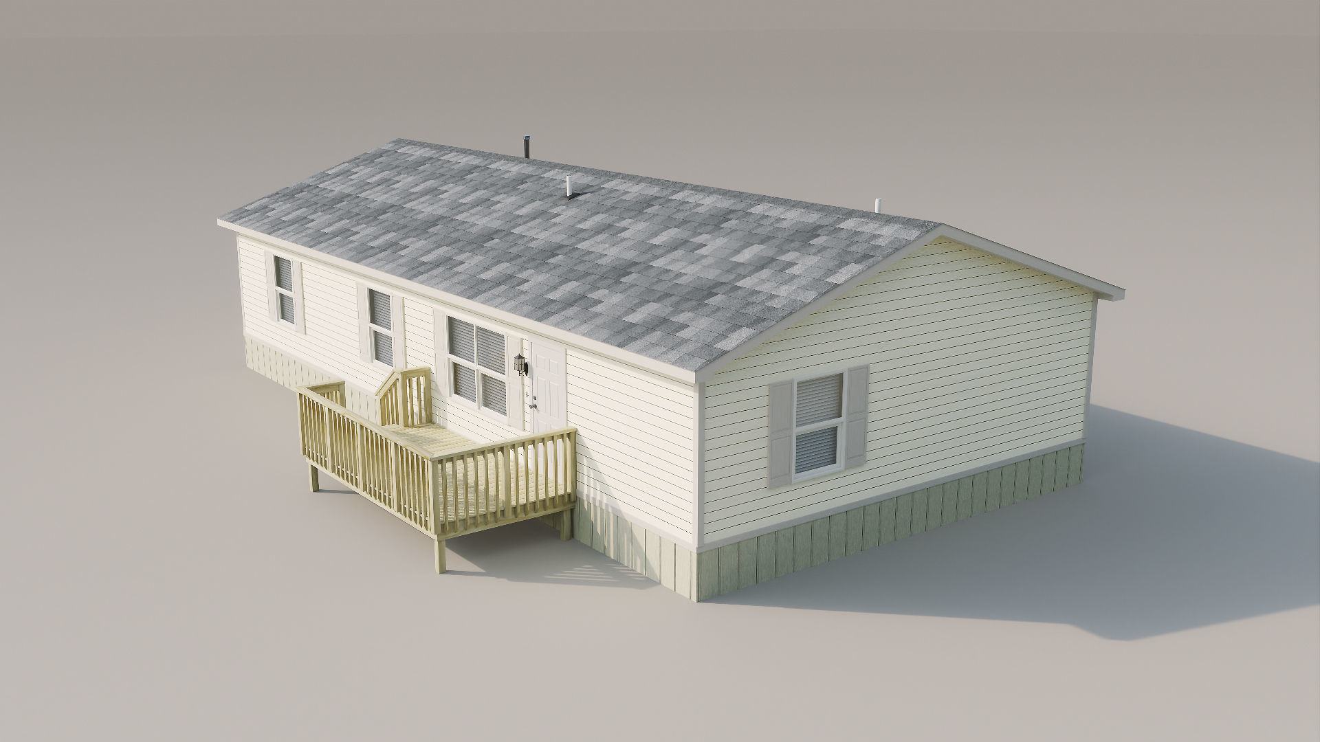 3D model Trailer Houses VR / AR / low-poly | CGTrader