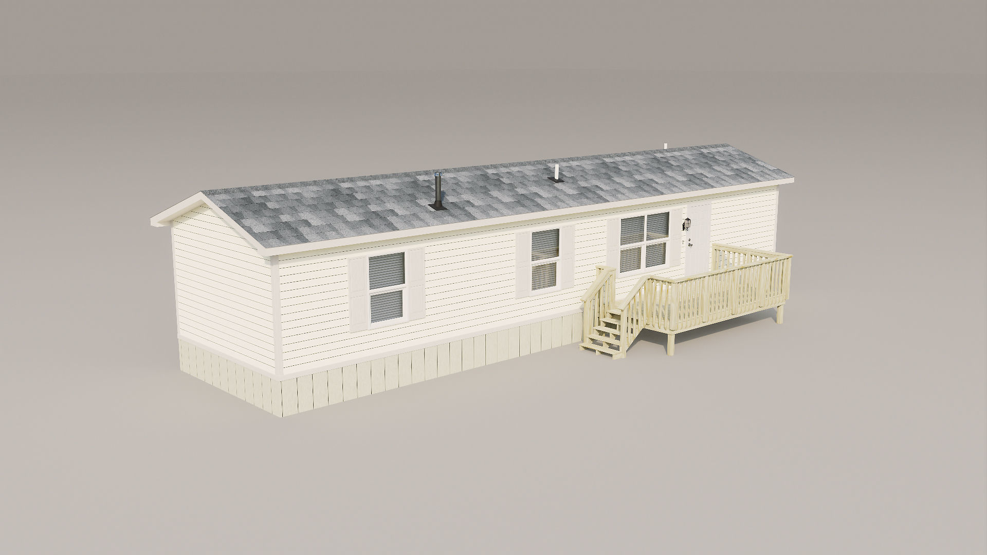 3D model Trailer Houses VR / AR / low-poly | CGTrader