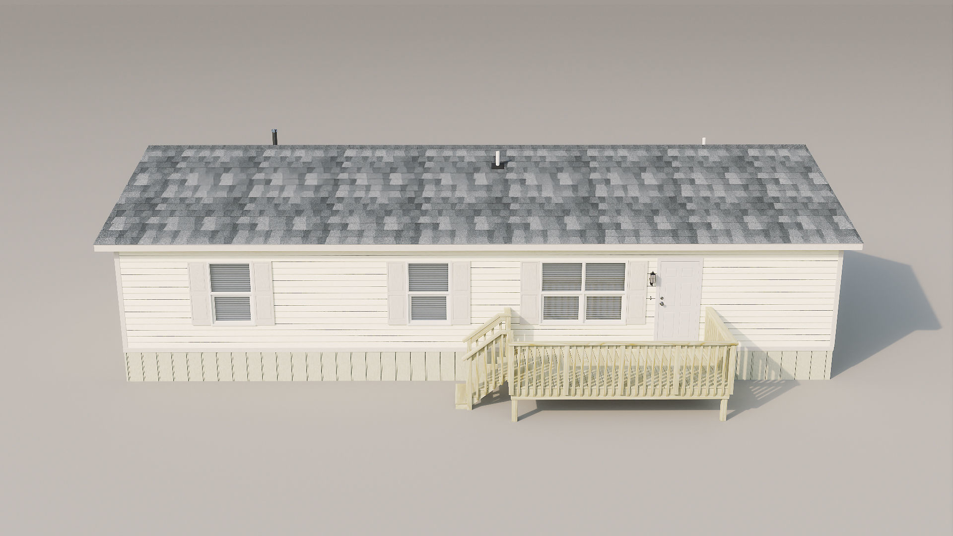 3D model Trailer Houses VR / AR / low-poly | CGTrader