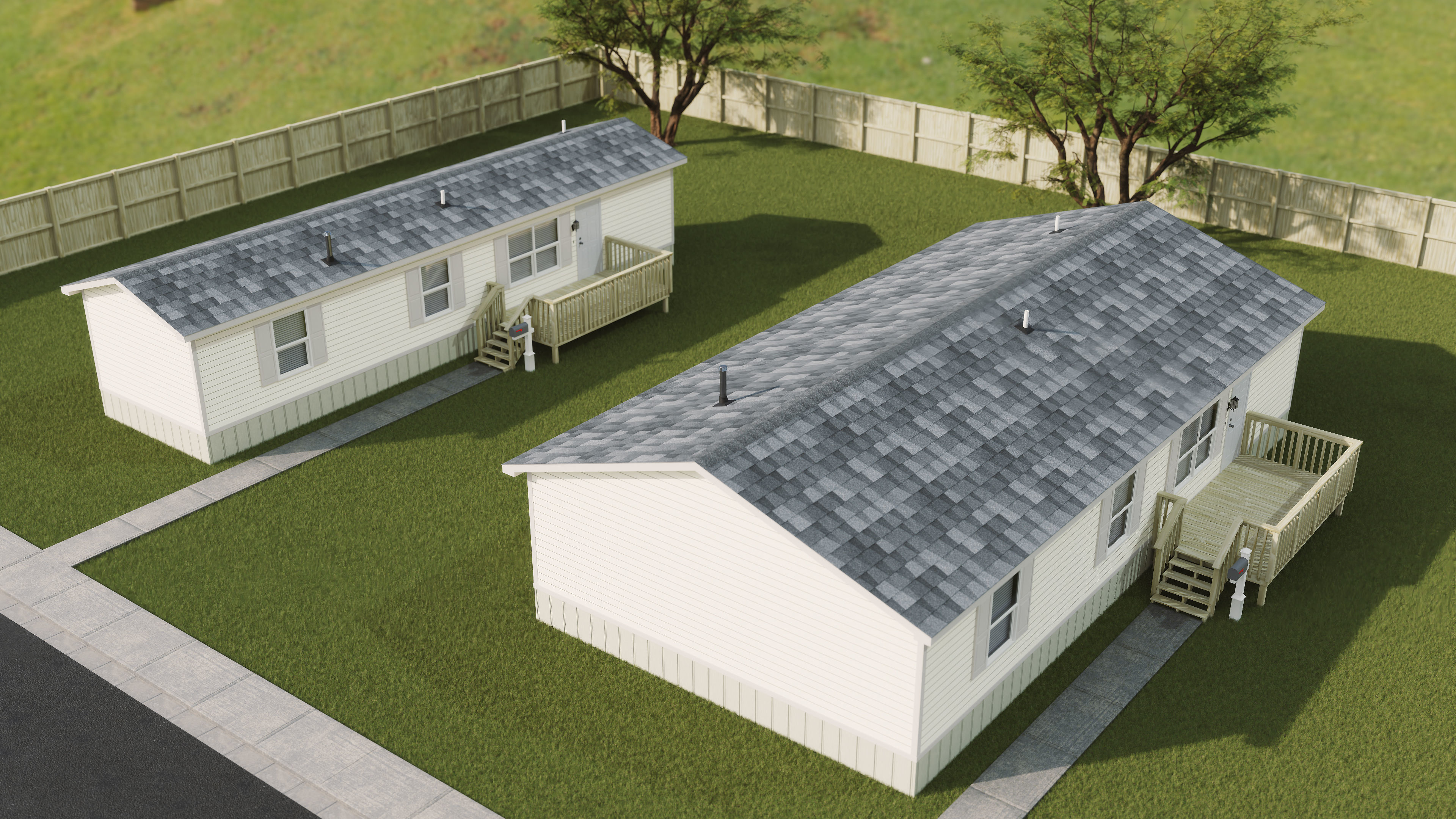 3D model Trailer Houses VR / AR / low-poly | CGTrader