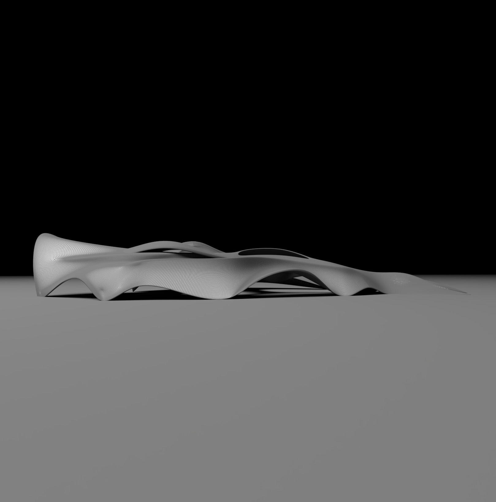 organic architecture shell 3d max 2022 3D model | CGTrader