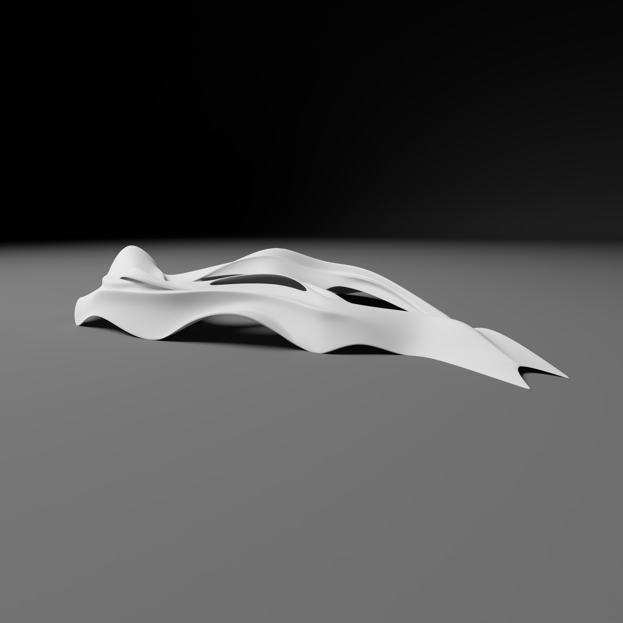 organic architecture shell 3d max 2022 3D model | CGTrader
