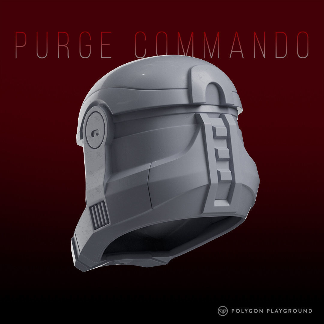 Purge Commando Helmet 3D model 3D printable | CGTrader