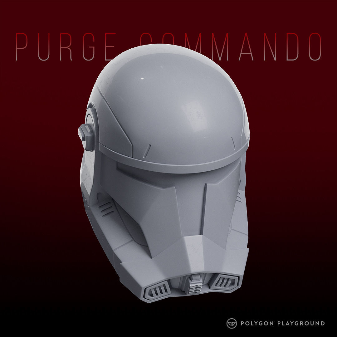 Purge Commando Helmet 3D model 3D printable | CGTrader