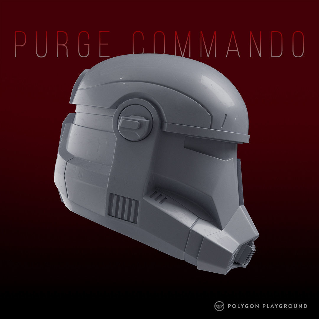 Purge Commando Helmet 3D model 3D printable | CGTrader
