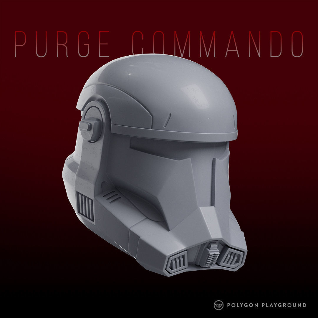 Purge Commando Helmet 3D model 3D printable | CGTrader