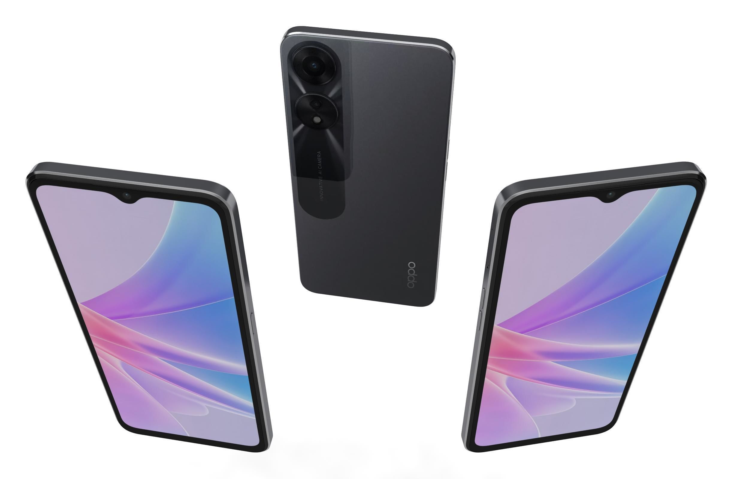 3D model Oppo A58 All Colors VR / AR / low-poly | CGTrader