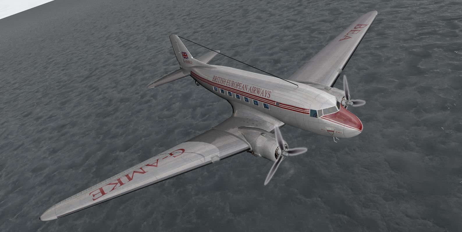 Douglas DC-3 Airliner 3D model | CGTrader