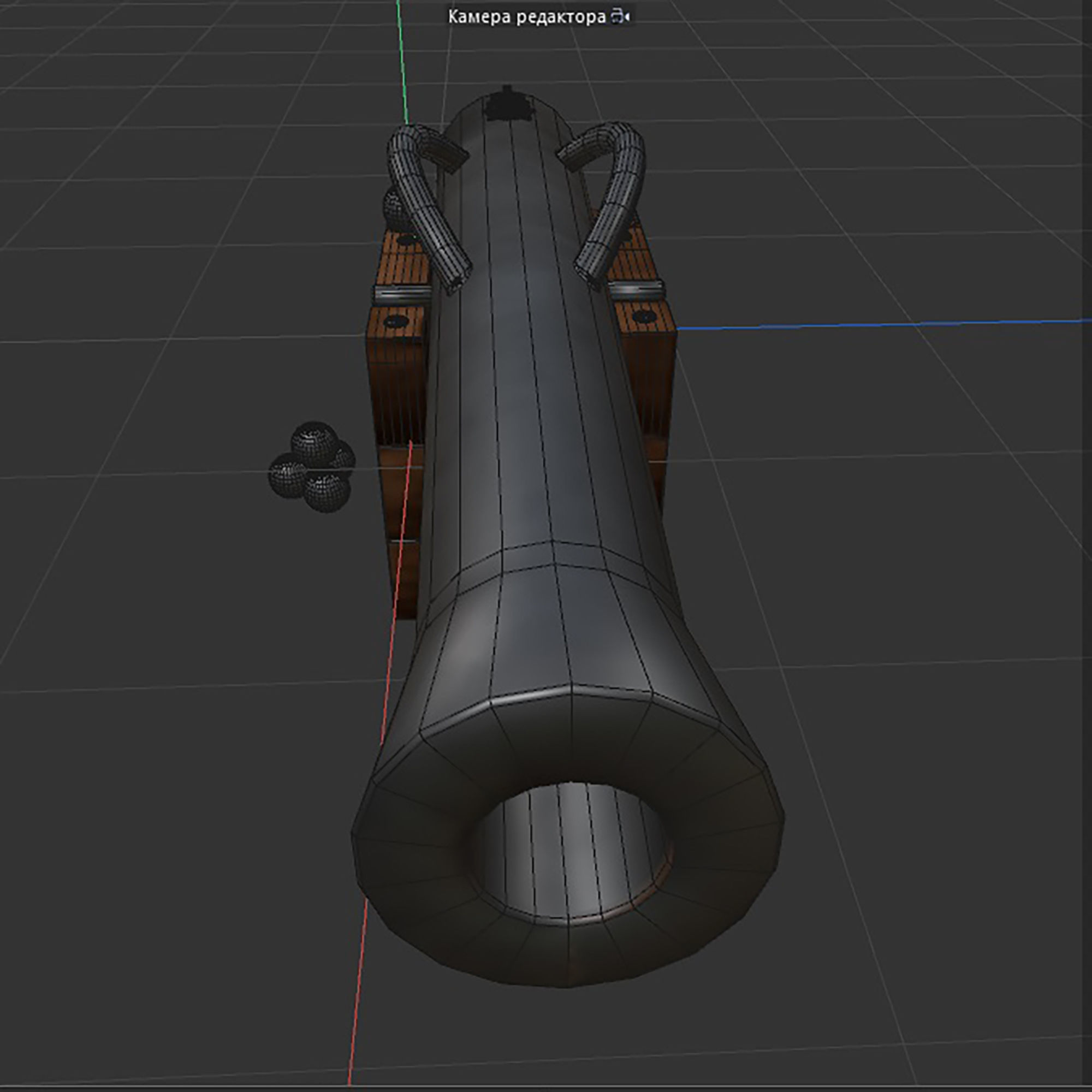 cossack mortar 3D model | CGTrader