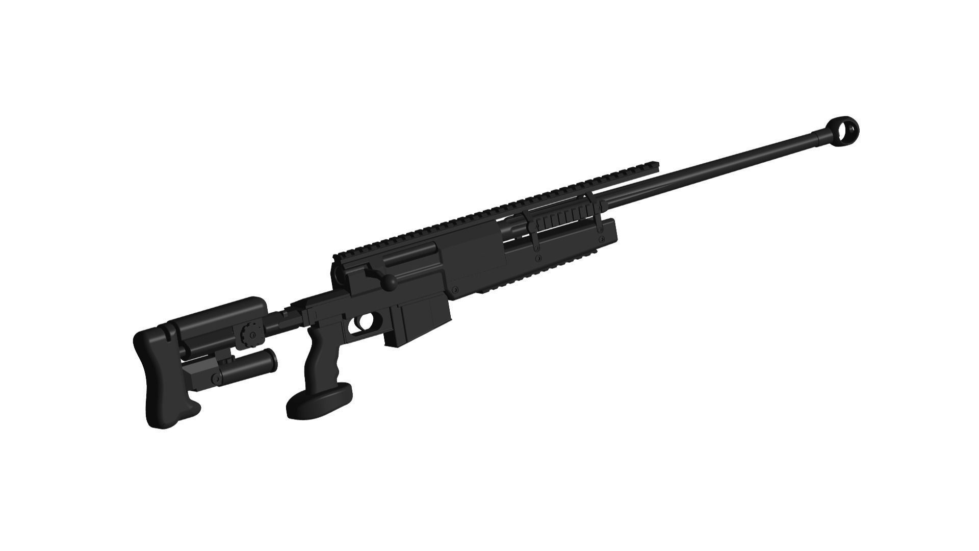 sniper PGM 338 3D model | CGTrader