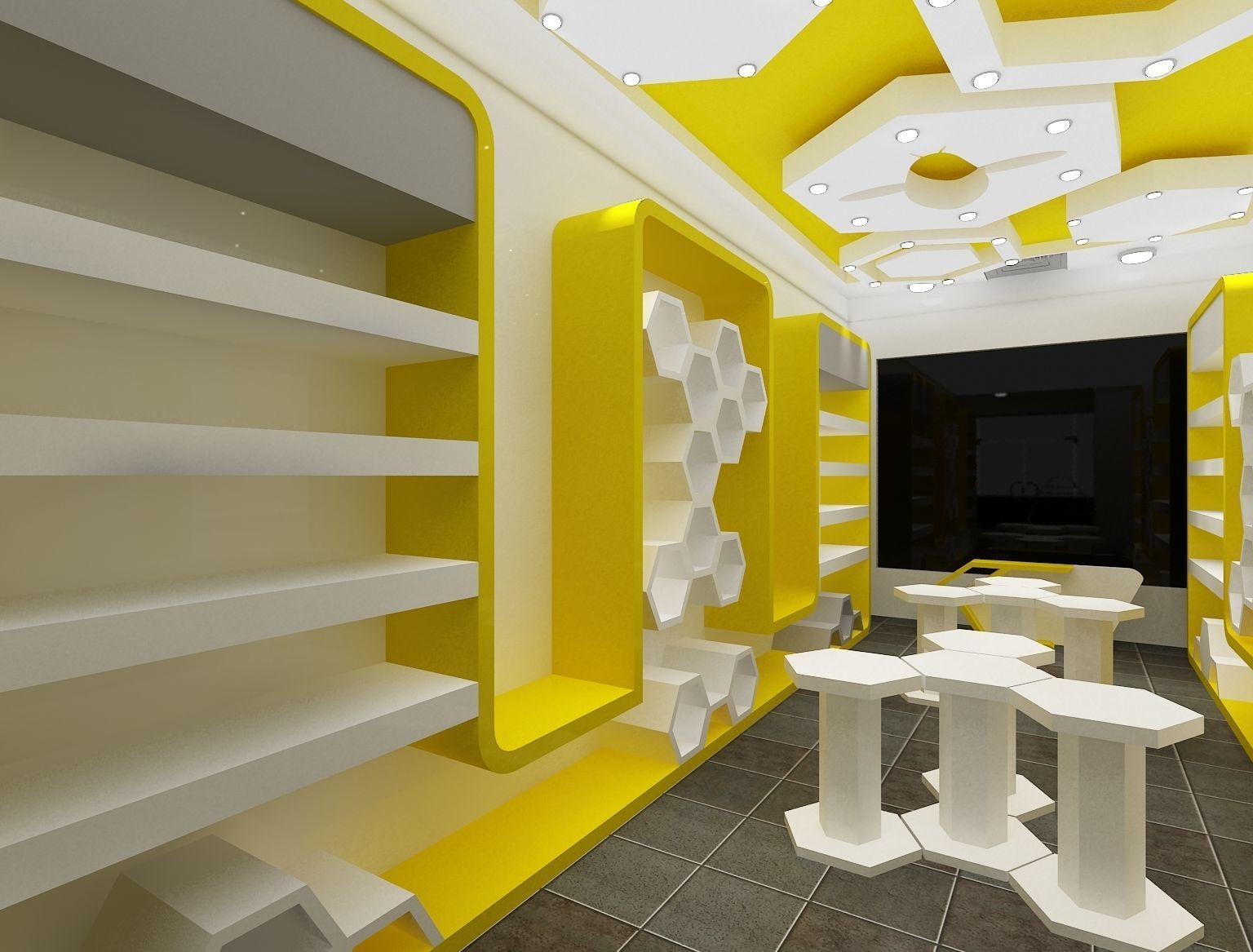 Interior Shop Market 3D model | CGTrader