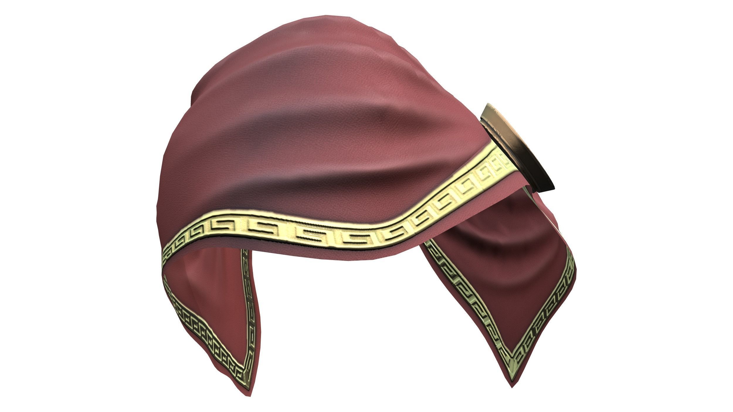 3D model Roman Spartan Female Commander Soldier Shawl VR / AR / low ...