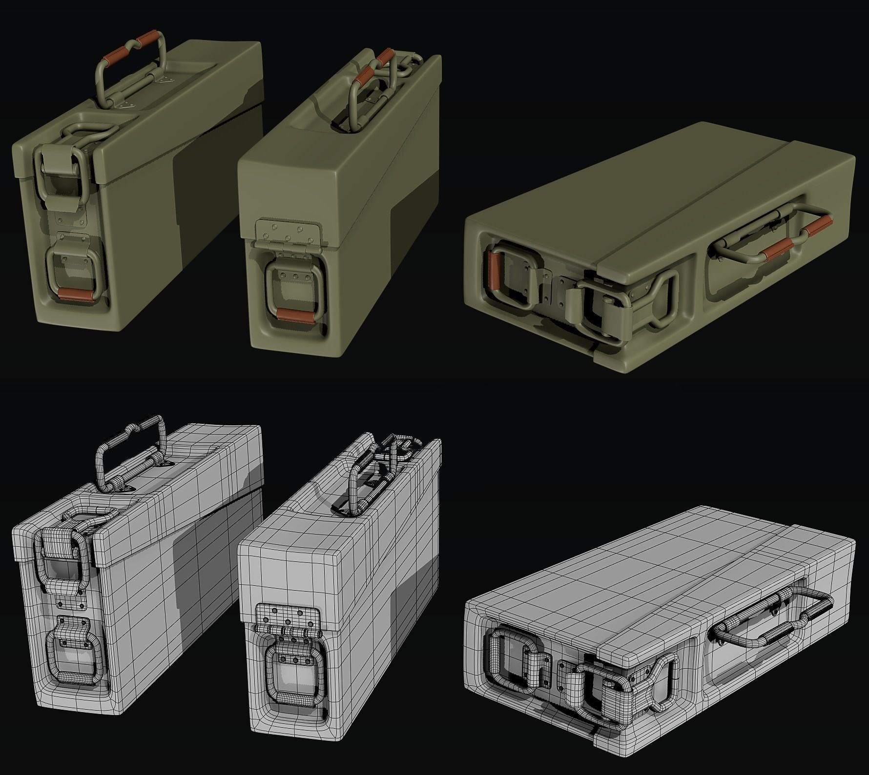 3D model Military Crates VR / AR / low-poly | CGTrader