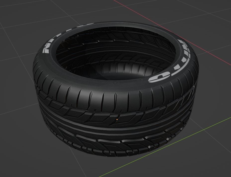 3D model Nitto NT555 - Tires - Game Ready VR / AR / low-poly | CGTrader