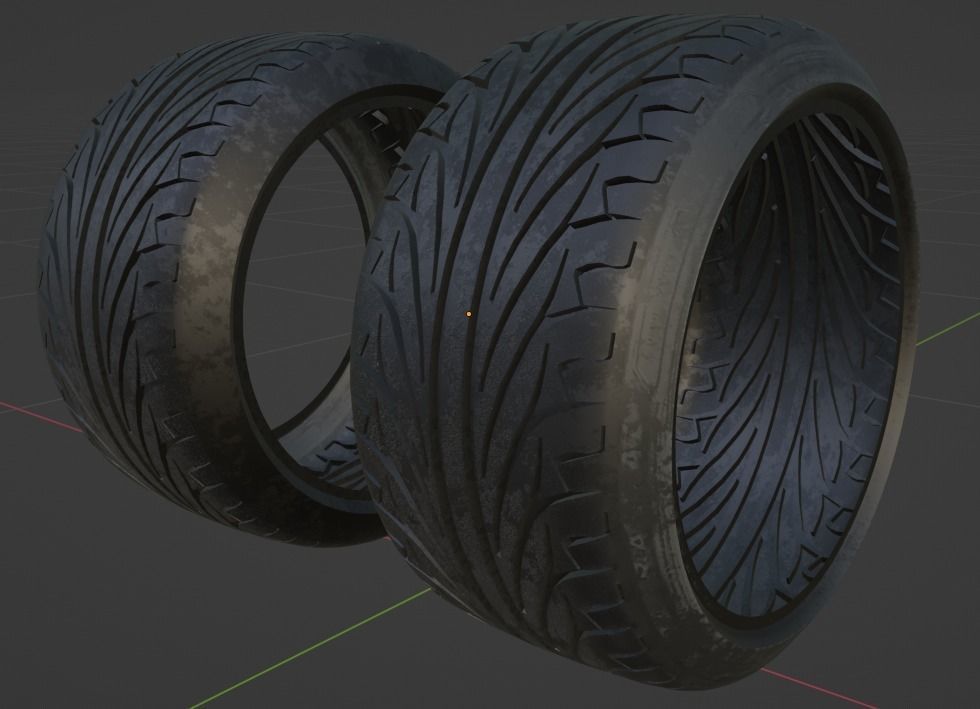 3D model Kenda Kaiser KR20 - Tires - Game Ready VR / AR / low-poly ...