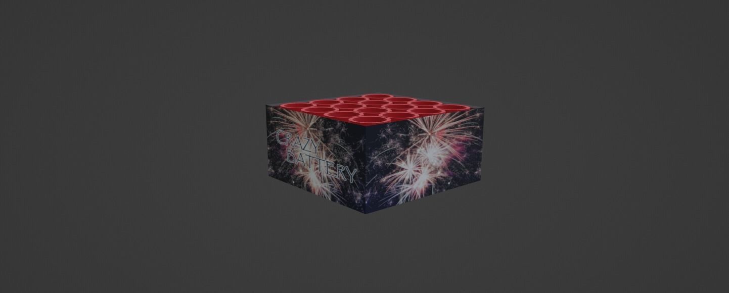 3D model Cake firework VR / AR / low-poly | CGTrader