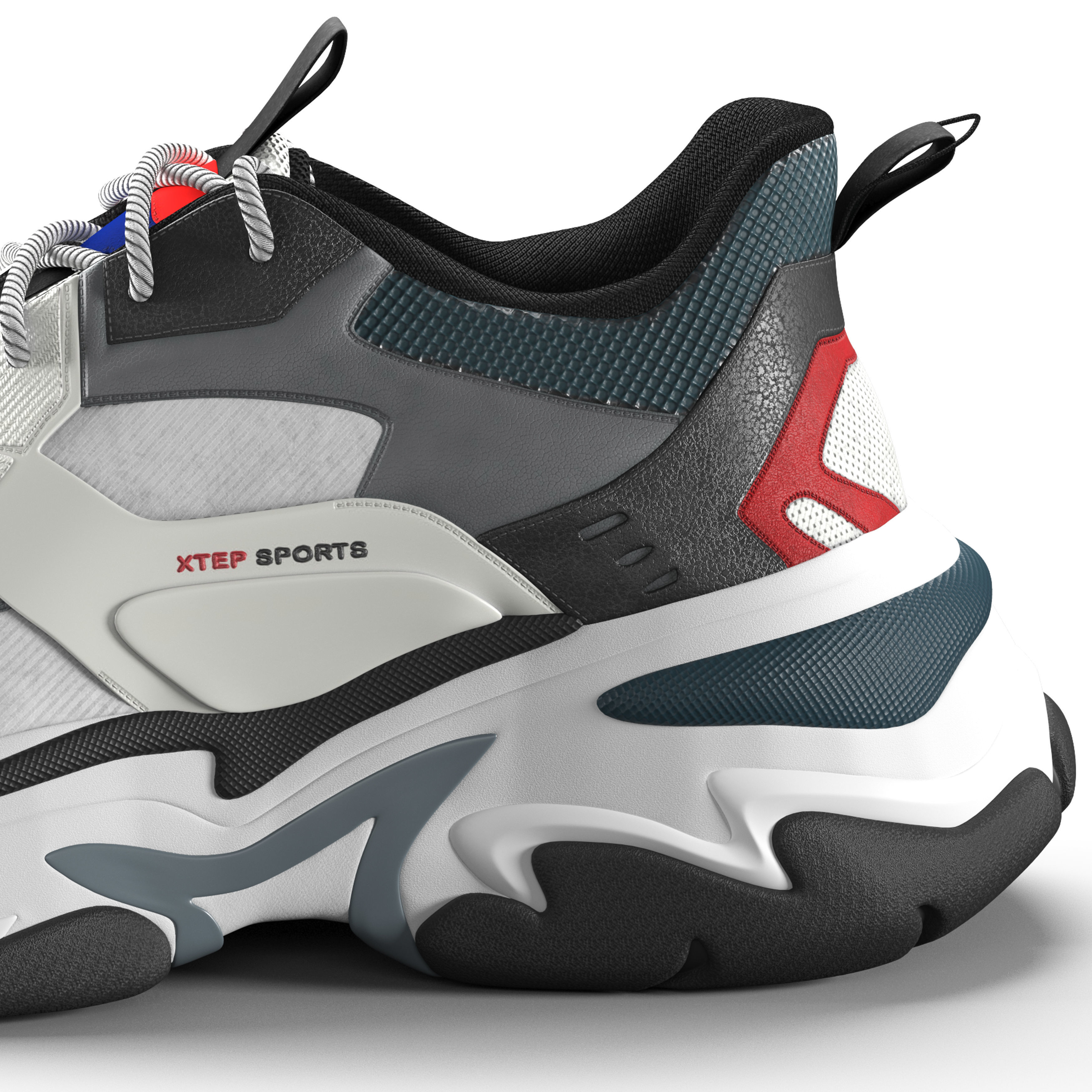 XTEP sneakers 3D model | CGTrader