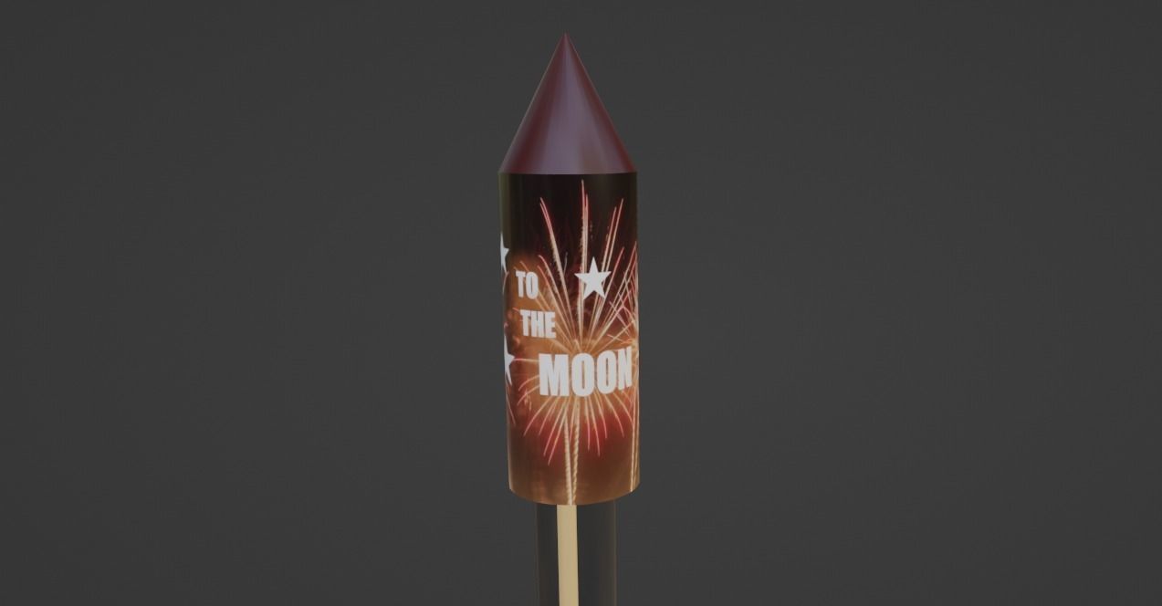 3D model Firework rocket VR / AR / low-poly | CGTrader