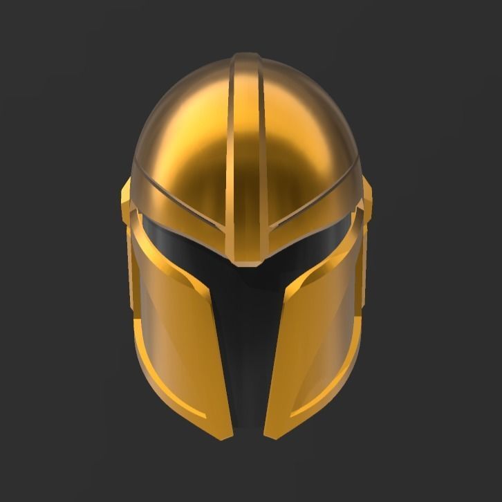 Custom Mandalorian Helmet 3D model 3D printable | CGTrader