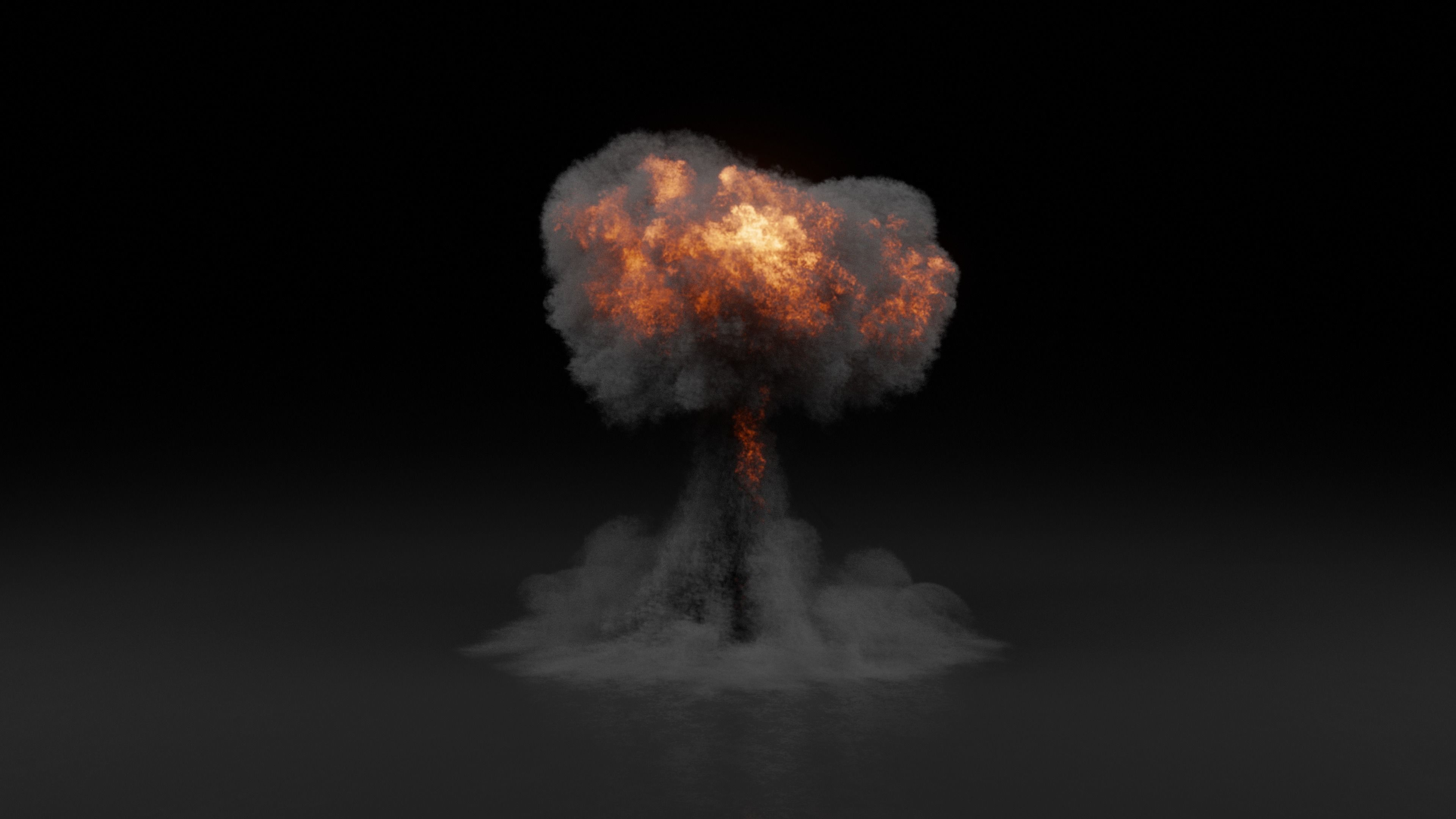 Big Nuclear Explosion 3D Model 3D model animated | CGTrader