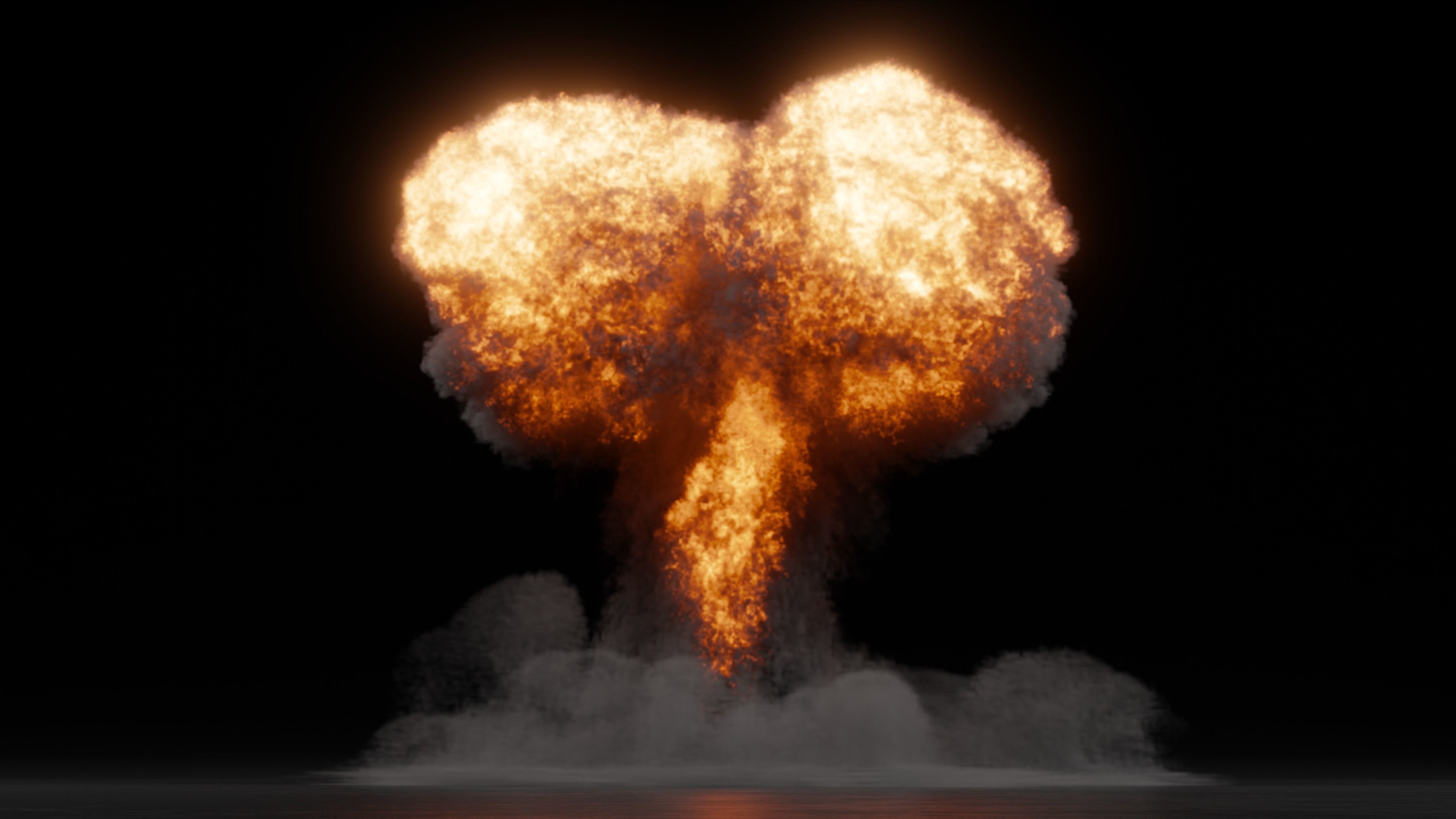 Big Nuclear Explosion 3D Model 3D model animated | CGTrader