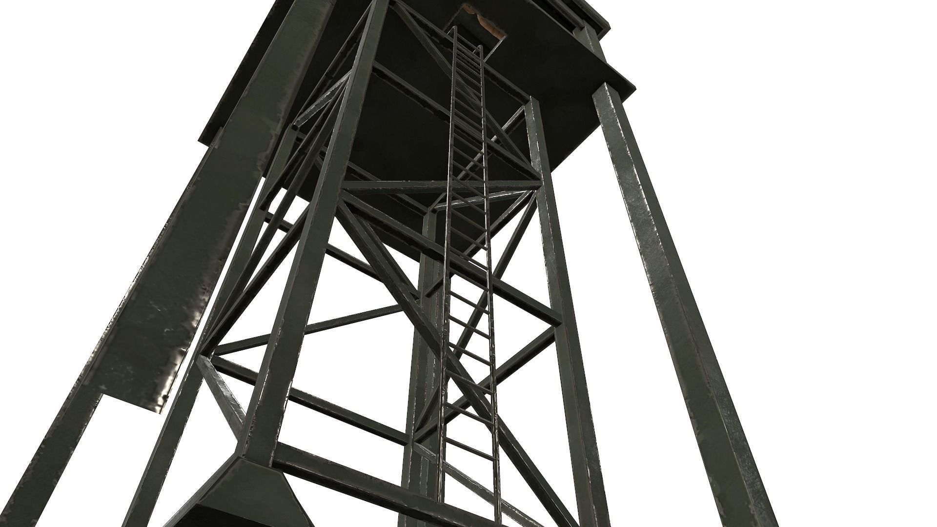 3D model Military Watchtower VR / AR / low-poly | CGTrader
