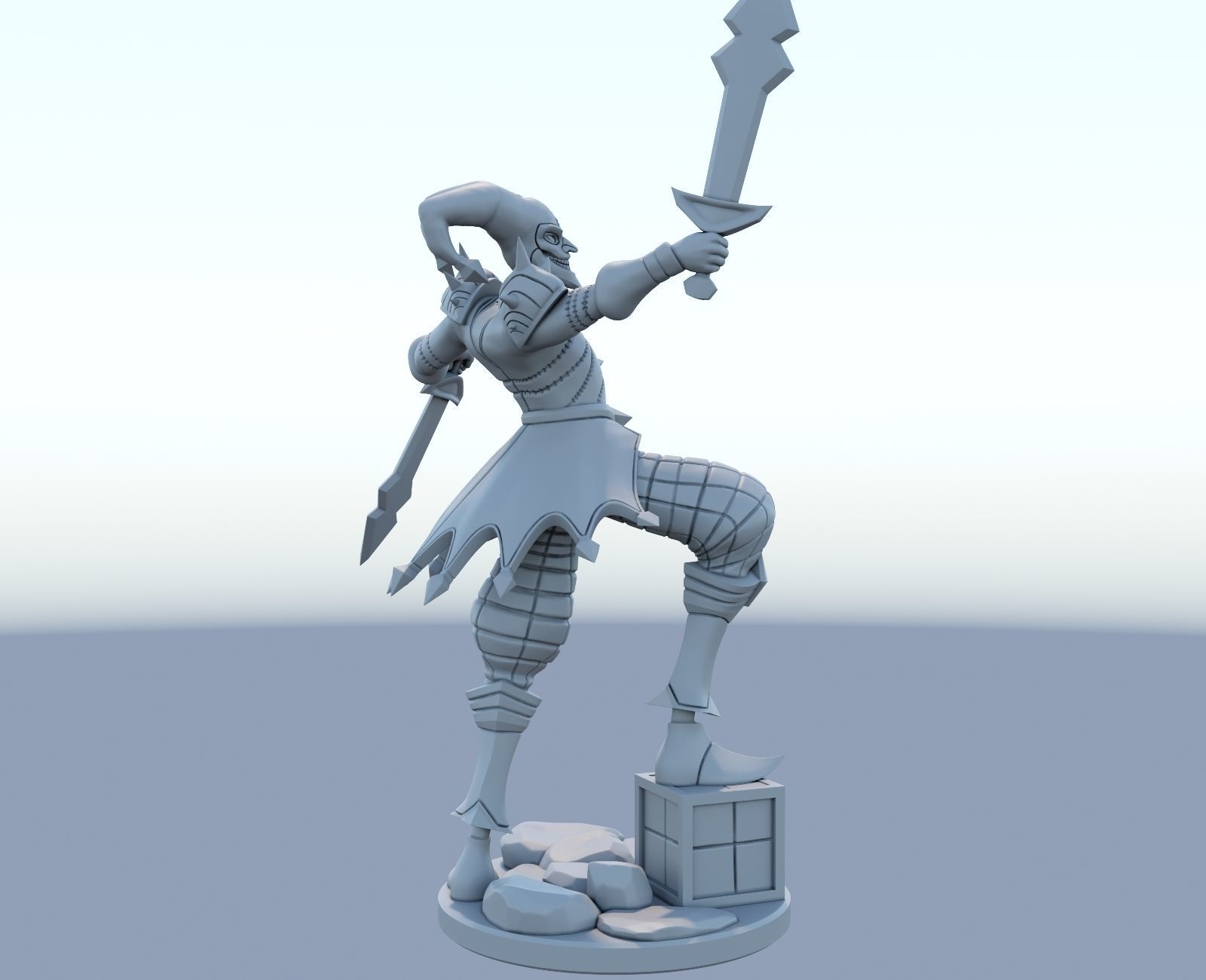 shaco 3D Print Model from League of Legends 3D model 3D printable ...