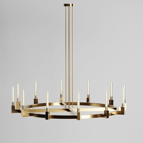VANCEI Candlestick Round Chandelier 60 VAN-CH30146-1 3D model | CGTrader