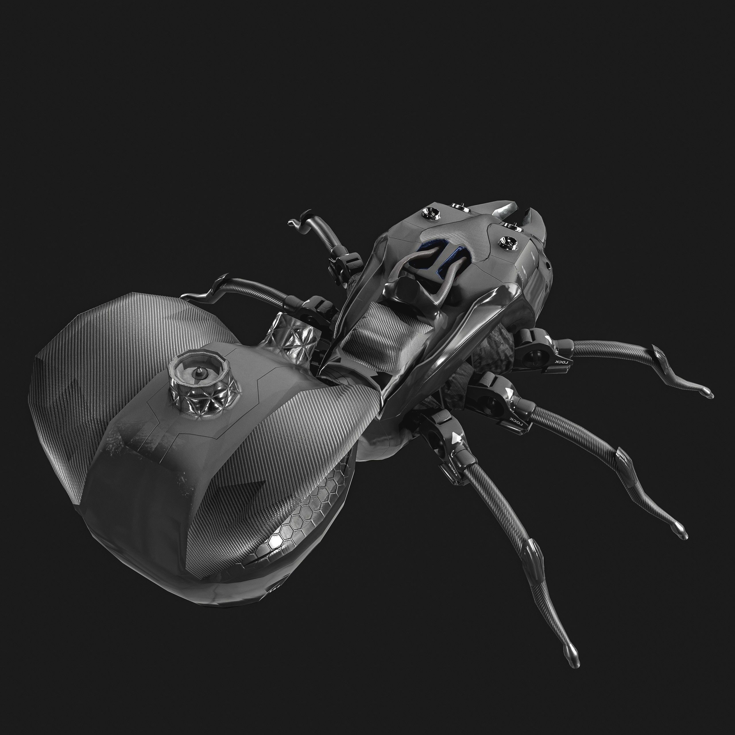 3D model Ant Robot Sci-fi VR / AR / low-poly | CGTrader