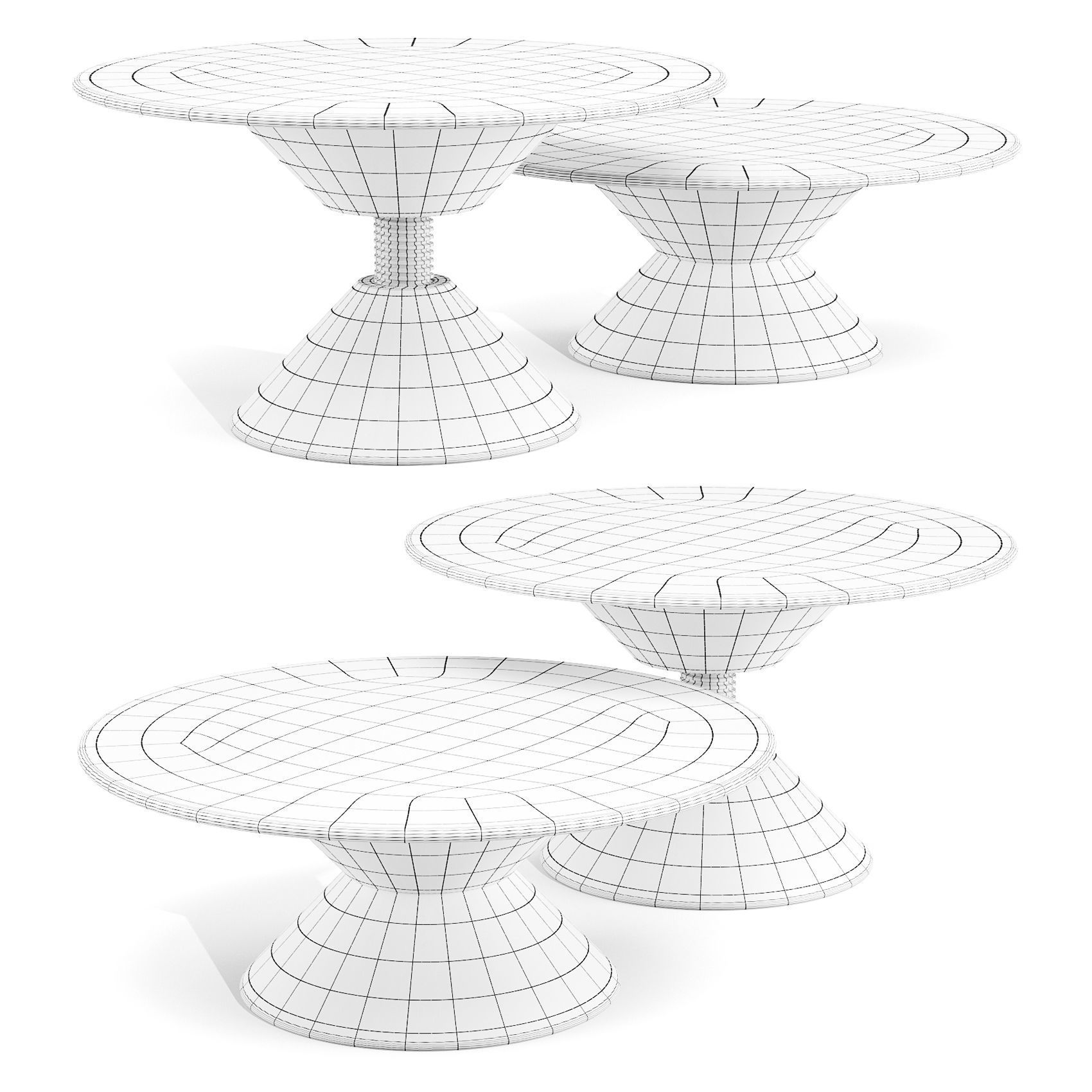 3D model Natuzzi Italia Feudo - Coffee Table VR / AR / low-poly | CGTrader