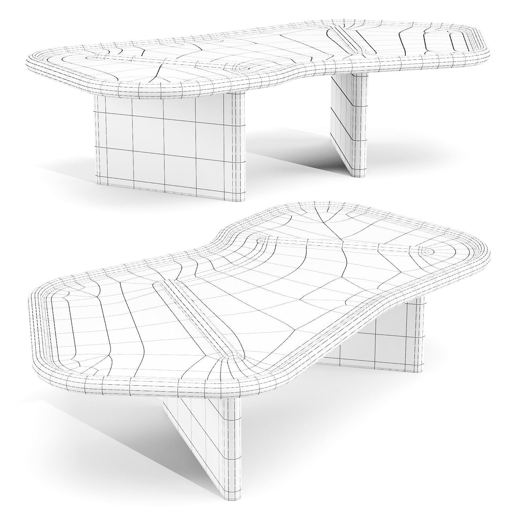 3D model Delcourt Collection IBO - Coffee Table VR / AR / low-poly ...