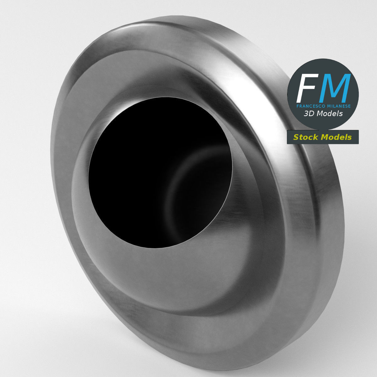 HVAC jet nozzle diffuser 3D model | CGTrader