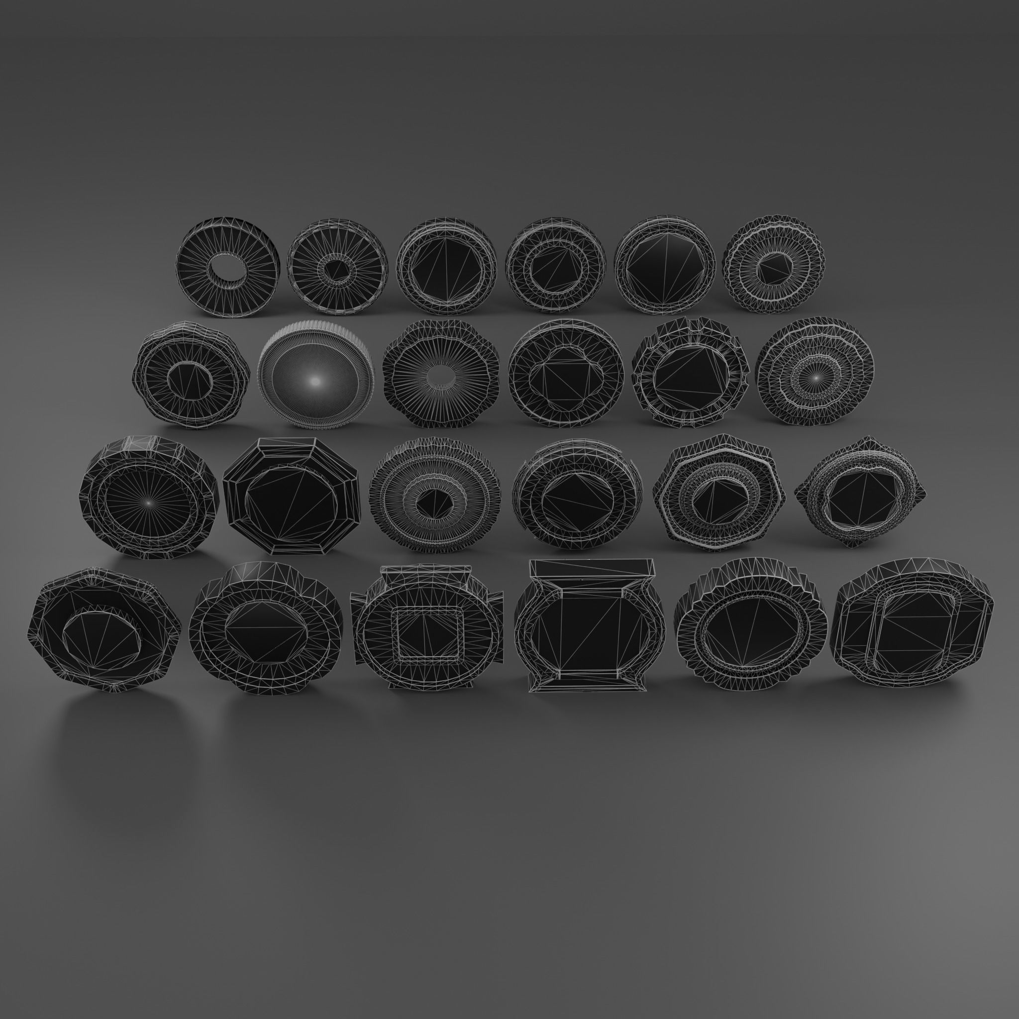 3D Model Collection Cartoon Coins Full Pack VR / AR / low-poly | CGTrader