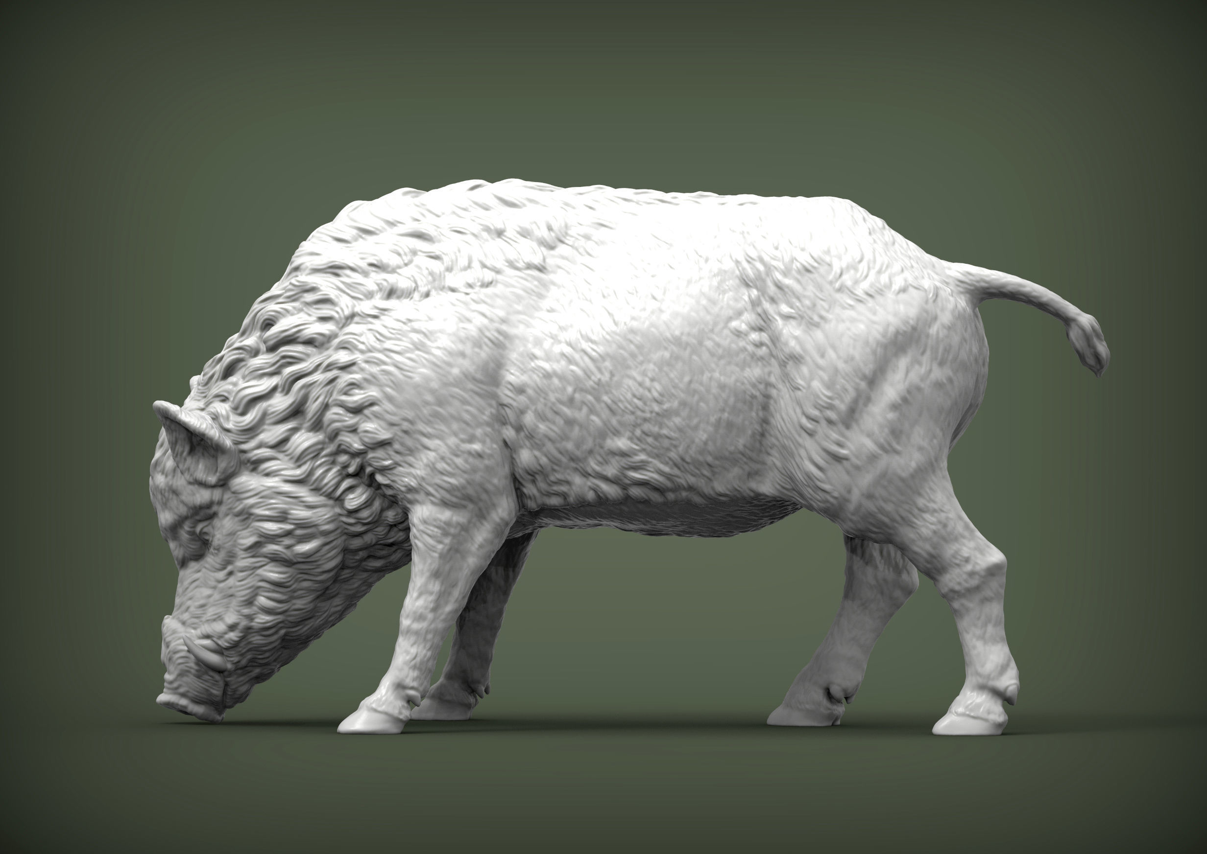 Boar 3D print model wild 3D model 3D printable | CGTrader