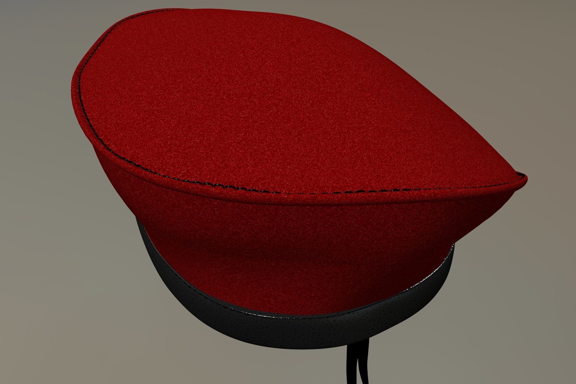 Wool Military-Style Beret Package 3D model | CGTrader