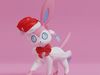 Pokemon - Christmas Sylveon 3D model 3D printable | CGTrader