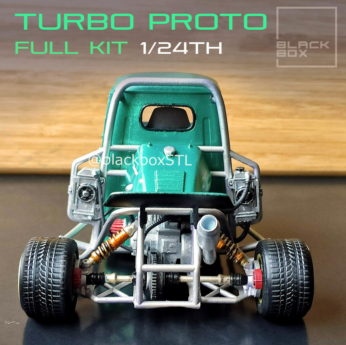 TURBO PROTO 3 wheeler FULL MODELKIT 1-24 3D model 3D printable | CGTrader
