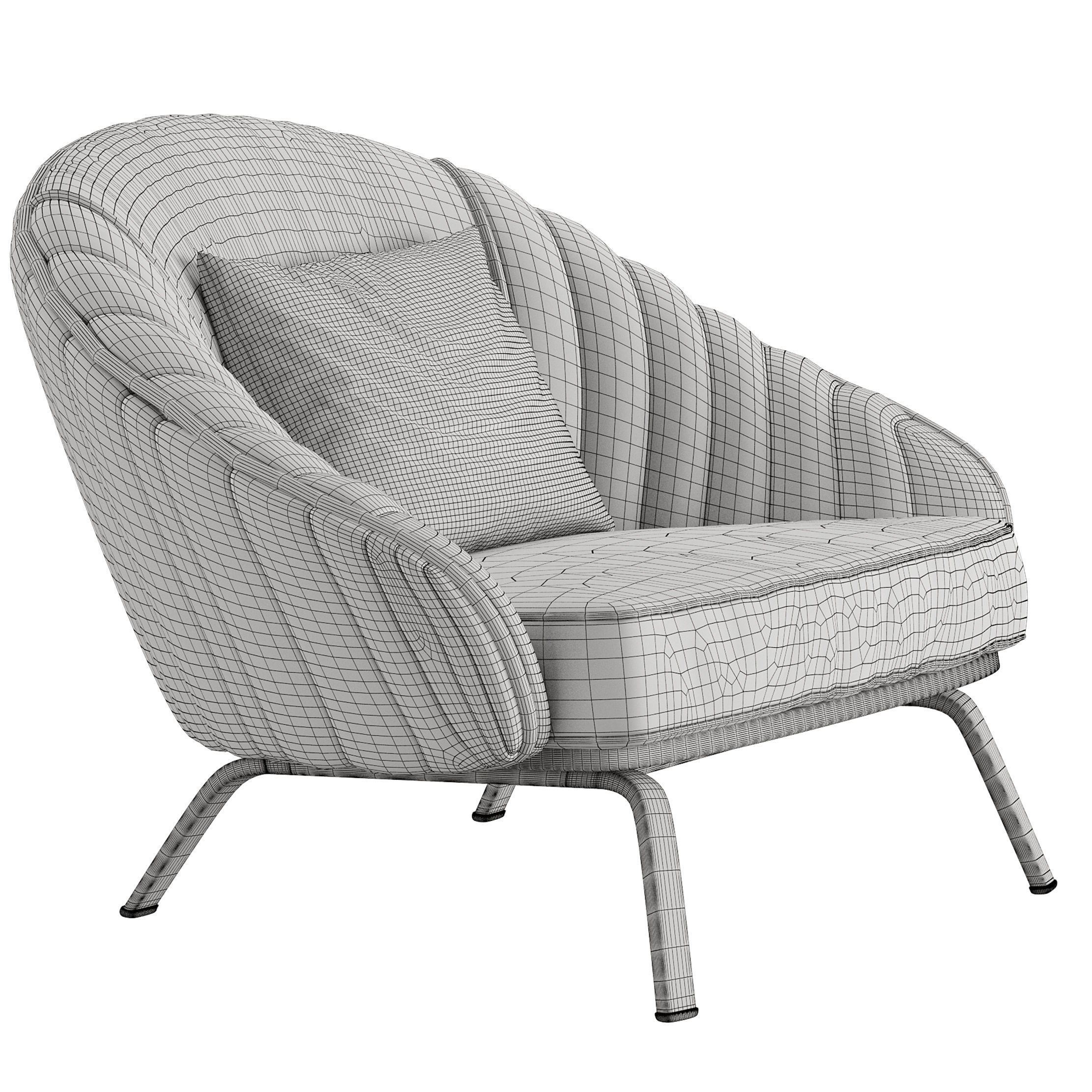 ARMCHAIR WHITNEY 3D model | CGTrader