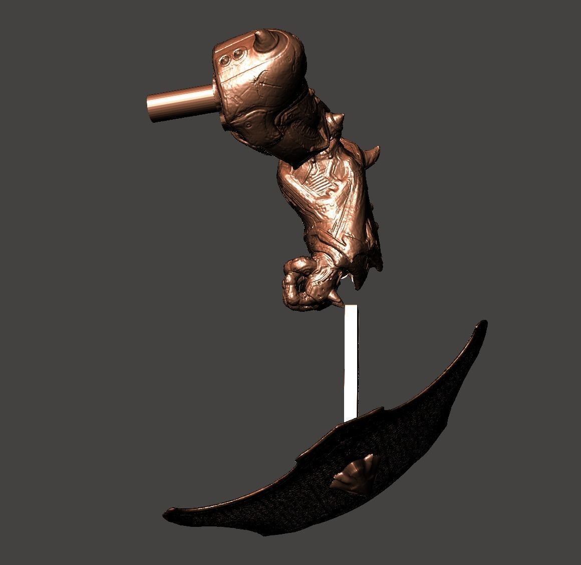 DAVOTH DARK LORD MECH -DOOM ETERNAL MODULAR ARTICULATED STL 3D model 3D ...