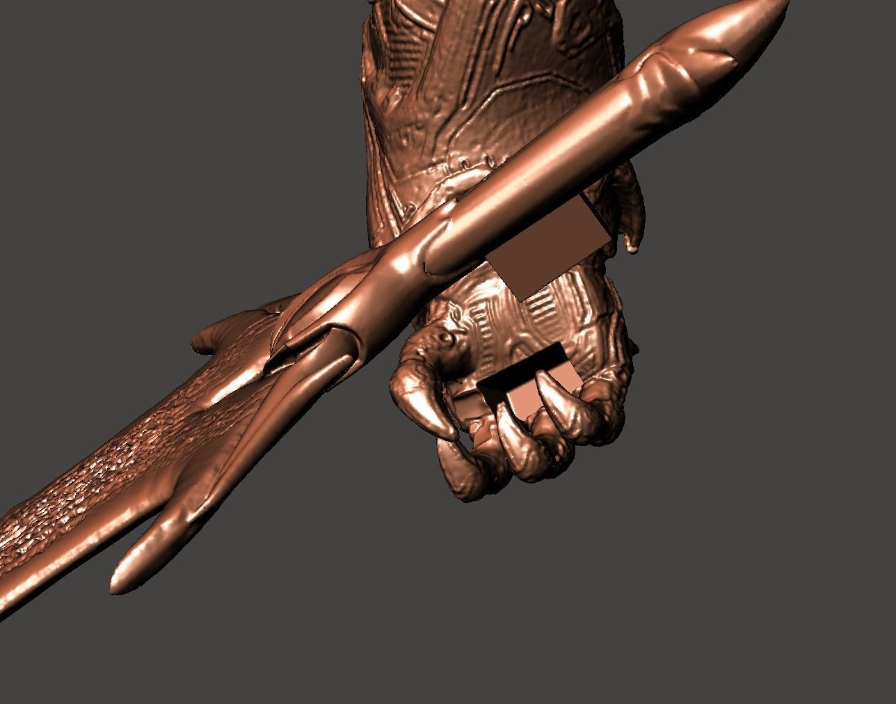 DAVOTH DARK LORD MECH -DOOM ETERNAL MODULAR ARTICULATED STL 3D model 3D ...