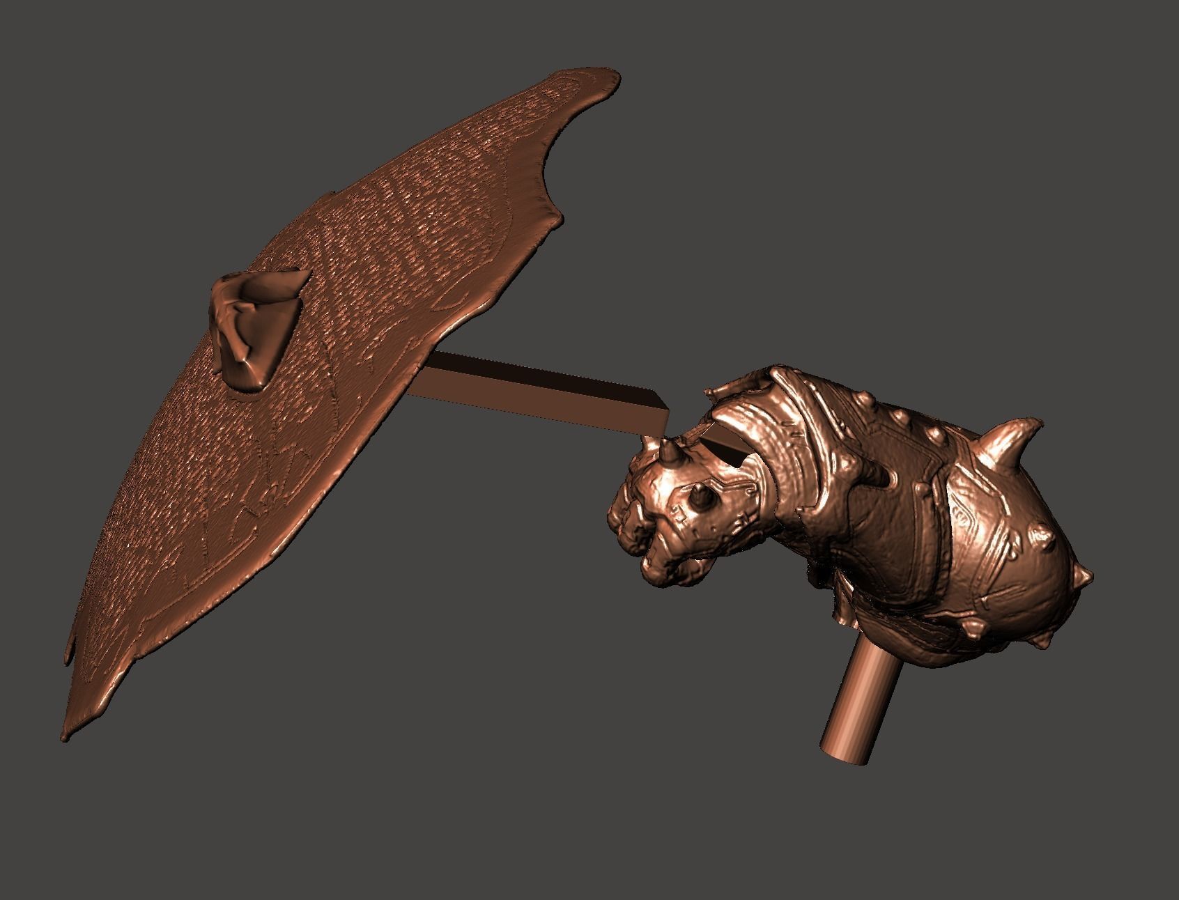 DAVOTH DARK LORD MECH -DOOM ETERNAL MODULAR ARTICULATED STL 3D model 3D ...