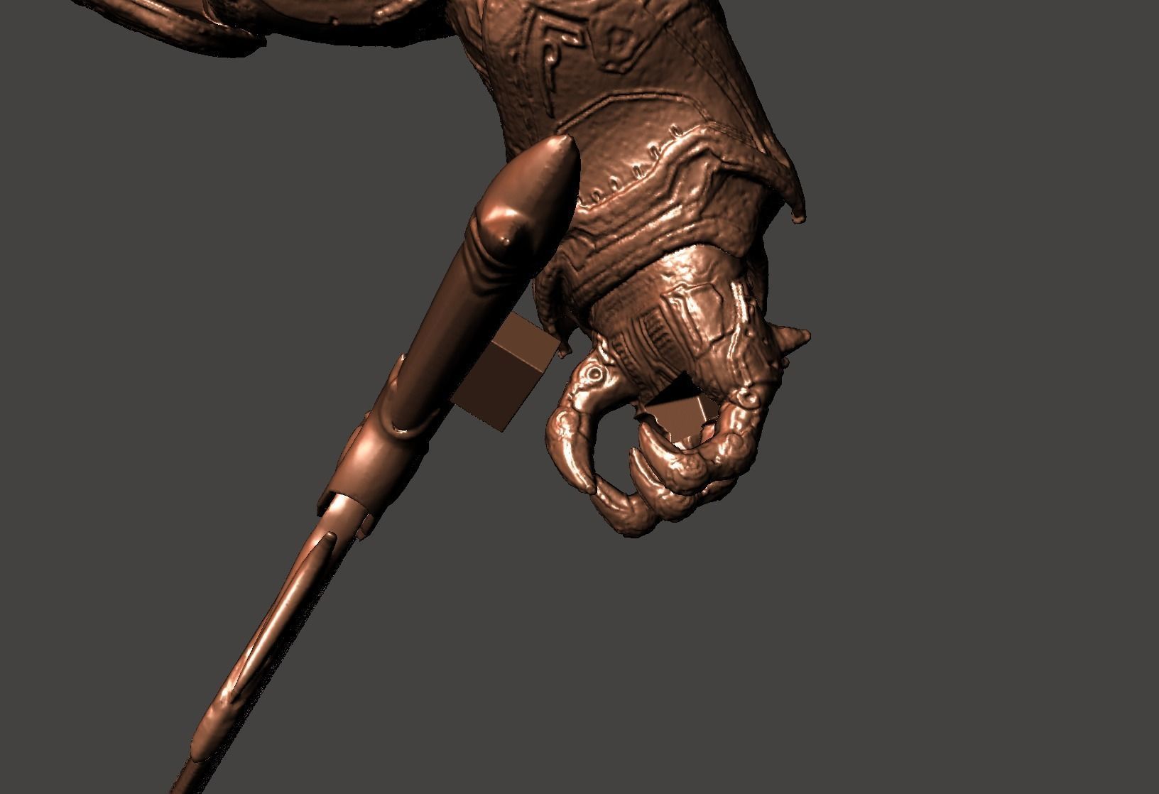 DAVOTH DARK LORD MECH -DOOM ETERNAL MODULAR ARTICULATED STL 3D model 3D ...